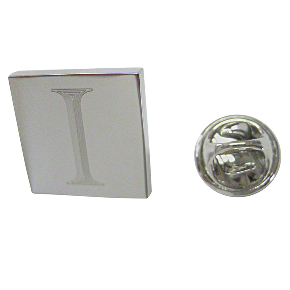 Kiola Designs | Accessories | Letter L Etched Monogram Pendant Lapel ...
